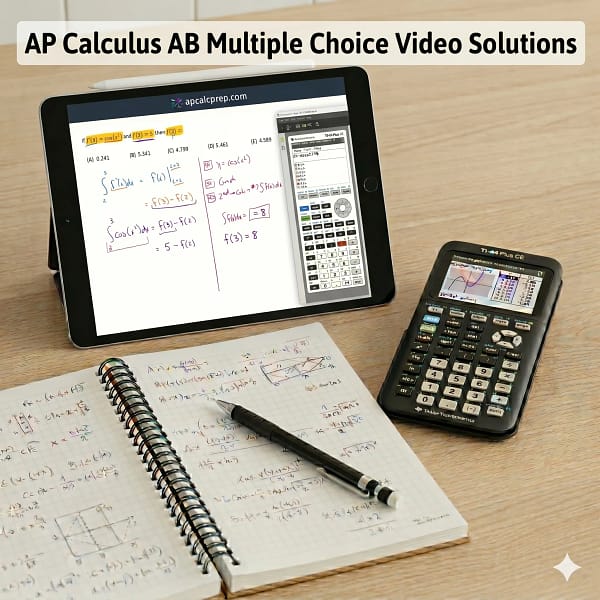 Stop Guessing: AP Calculus AB MCQ Video Walkthroughs